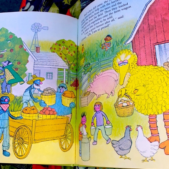 Sesame Street | Other | Down On The Farm With Grover Vintage Sesame ...